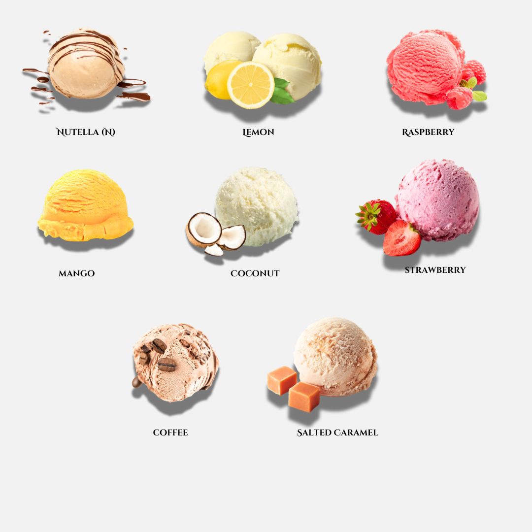 Gelato Flavours – Sienna Desserts
